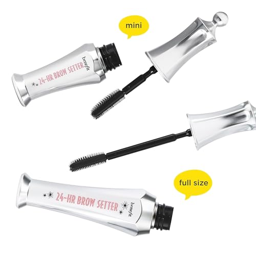Benefit Cosmetics Mini 24-HR Brow Setter Clear Brow Gel with Lamination Effect 0.11 fl oz/ 3.5 mL