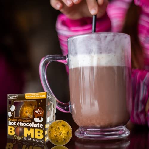 Double Hot Chocolate Hot Chocolate Melting Balls Pack of 6 with Mini Marshmallows Inside, 1.6 Ounce