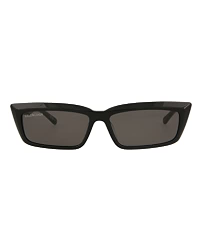 Balenciaga Square/Rectangle Sunglasses Black Black Grey Luxury Eyewear Made In Italy Acetate Frame Designer Fashion for Everyday Luxury