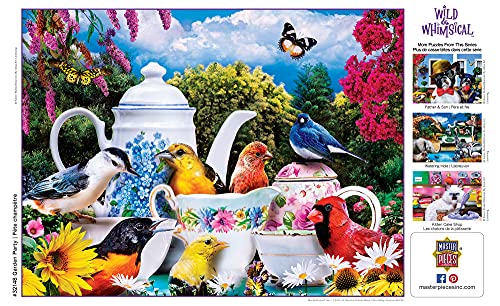 Masterpieces 300 Piece EZ Grip Jigsaw Puzzle - Garden Party - 18"x24"