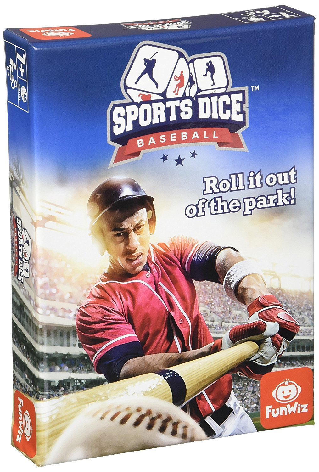 FoxMind Games: Sports Dice, Baseball, Roll it out of the Park, Easy to Learn, Fun to Play, Play with Up to 4 Players, For Ages 7 and up