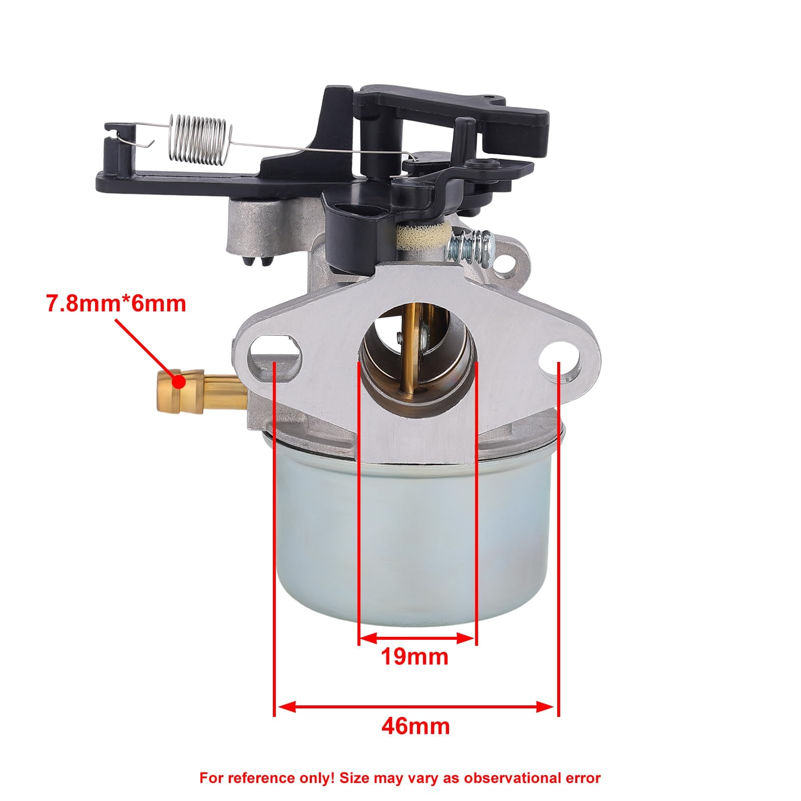 ATVATP 591137 Carburetor for BS 595390 796595 796396 796657 798938 79648 121R02 121S02 for Troy Bilt Pressure Washer7.75 Hp 8.75 Hp 8.5Hp 190CC Engine
