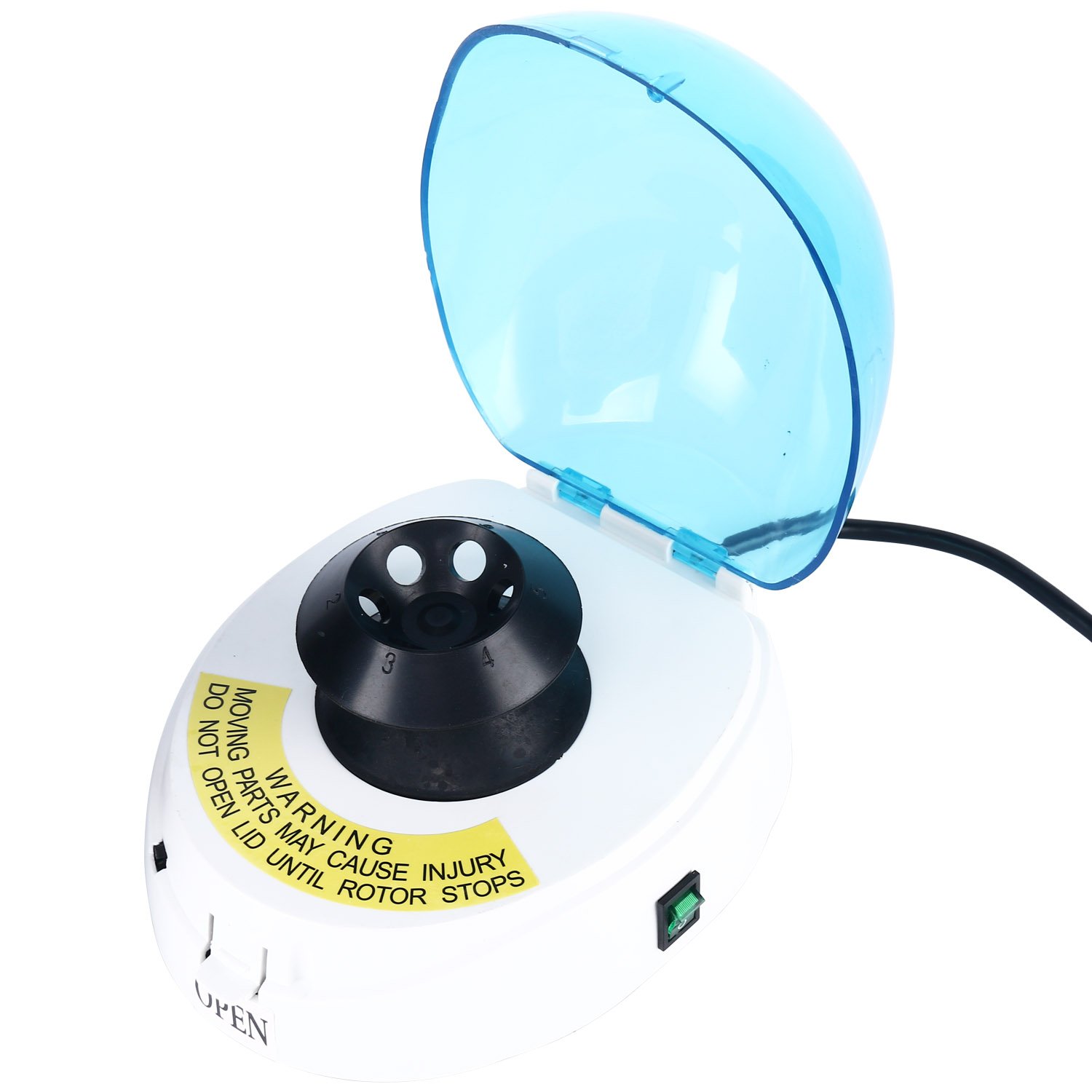 YaeCCC Mini Centrifuge Lab Centrifuge Machine Fixed Speed at 4000rpm, 2 Rotors, 110V