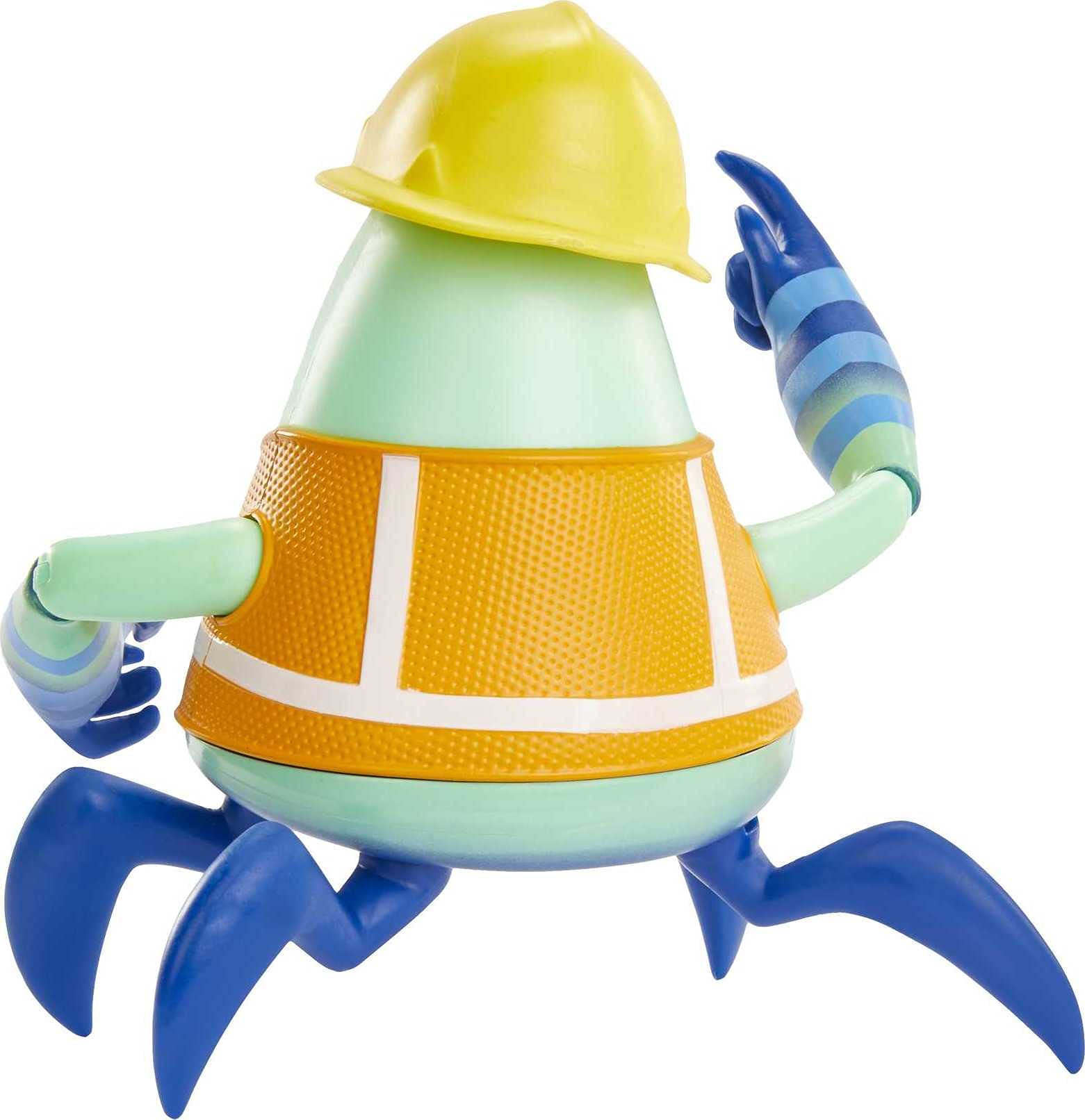 Mattel Pixar Monsters at Work Cutter Action Figure, Collectible Disney Plus Character Toy with Accessories, 4.75-in Tall Posable Authentic Detail, Kids Gift Ages 3 Years & Older