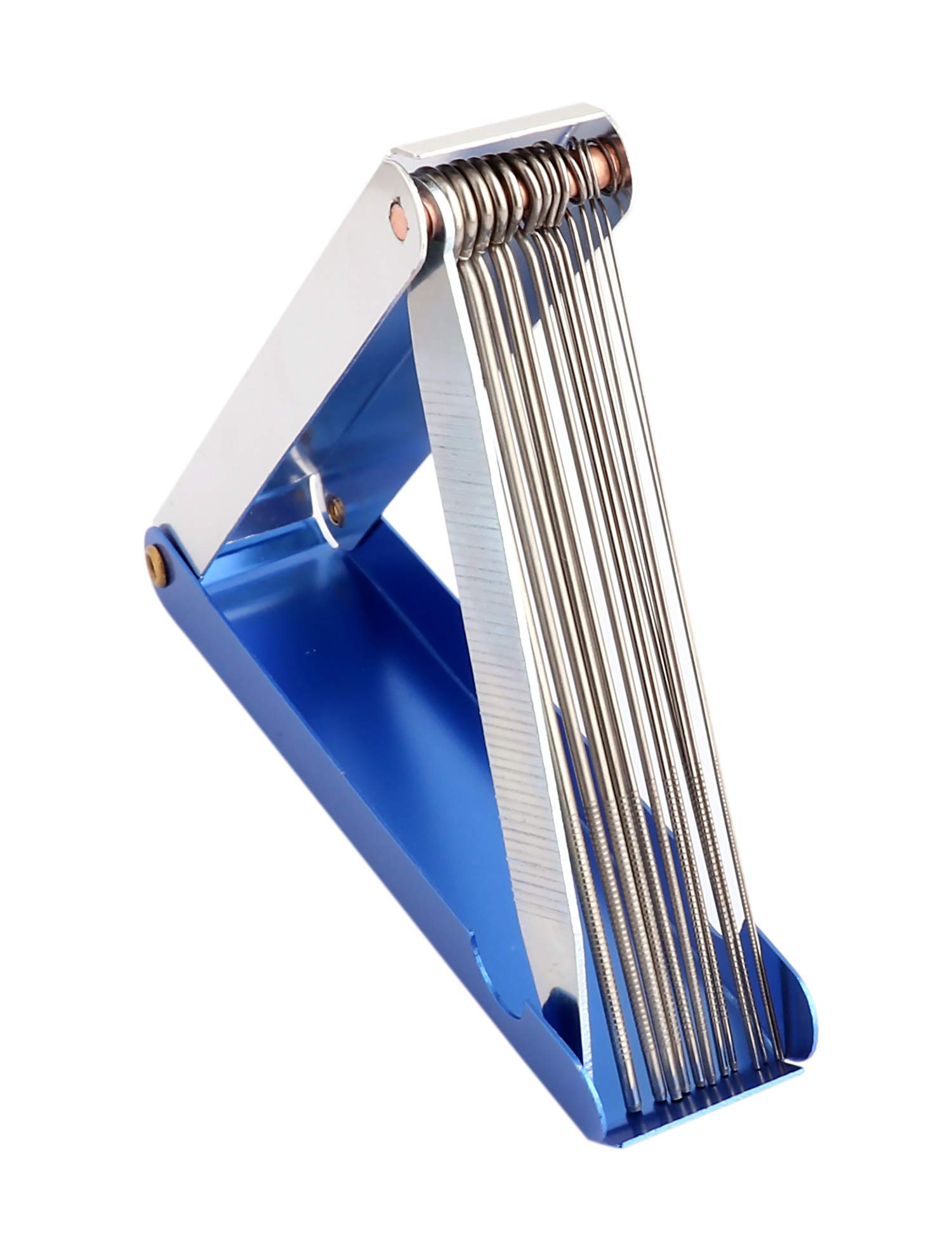 Metallor Guitar Nut Slotting Files Saw Rods Filing Tools Long Shaft Tip Cleaner Files Bridge Slot Filing Luthier Tools.