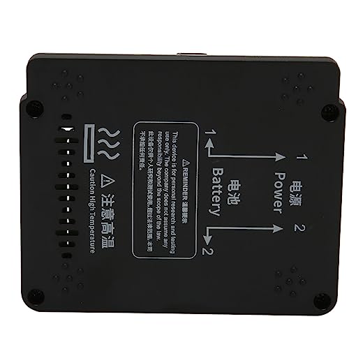 Battery Cycle Tester, Cell Battery Checker Automatic Parameter Matching ABS and LCD for Mobile Phone (US Plug)