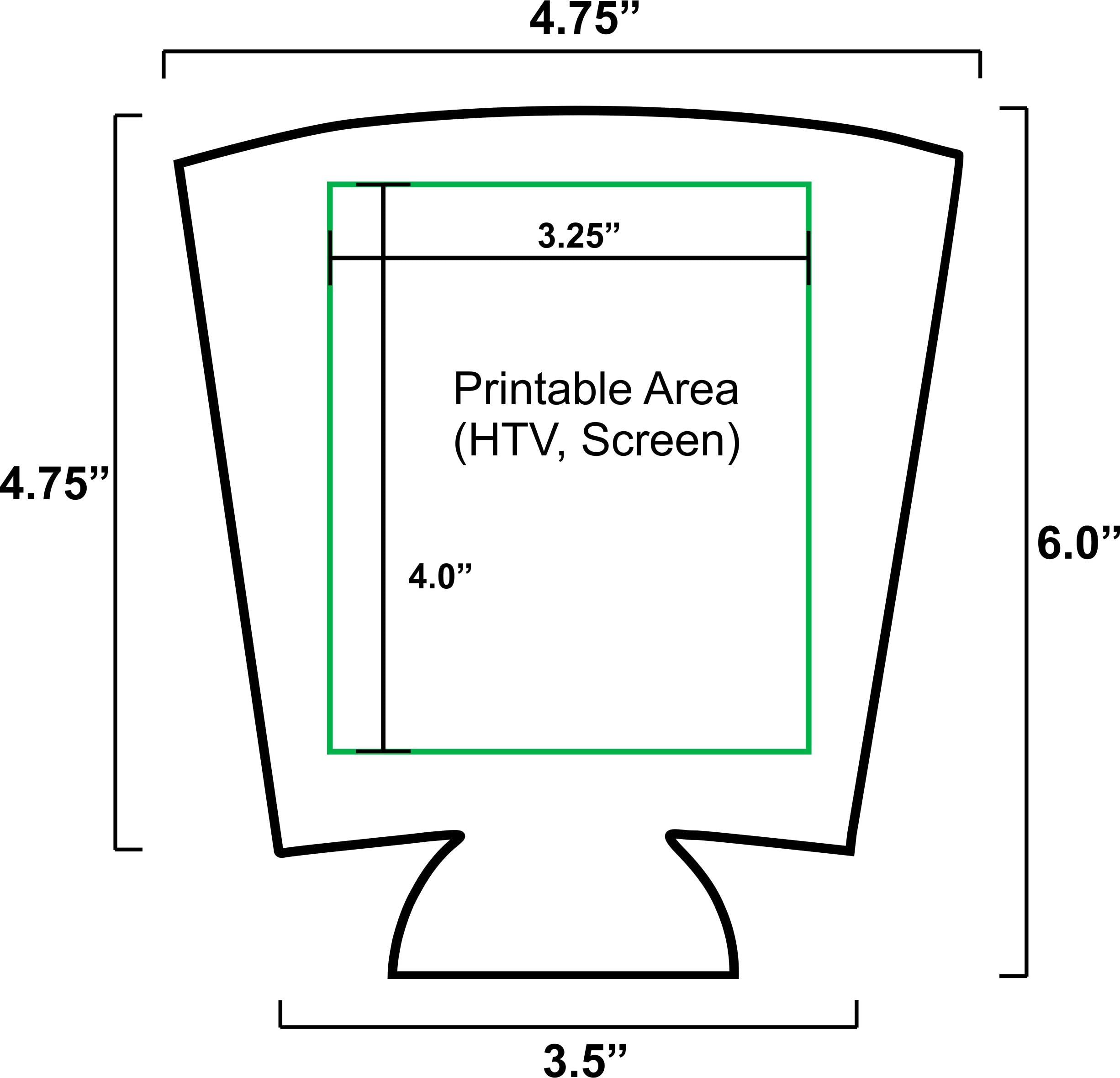 Blank Neoprene Pint Glass Coolie (Variety Color 6 Pack)