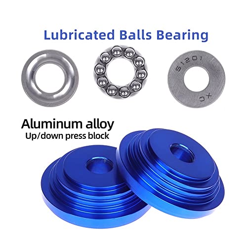 Bike Bottom Bracket Tool Bicycle Headphone Press Tool/Bottom Bracket BB Mount Removal Aluminum Kit for MTB Road Bike Repair Bicycle Bottom Bracket Removal Tool (Color : Press-in Tool)