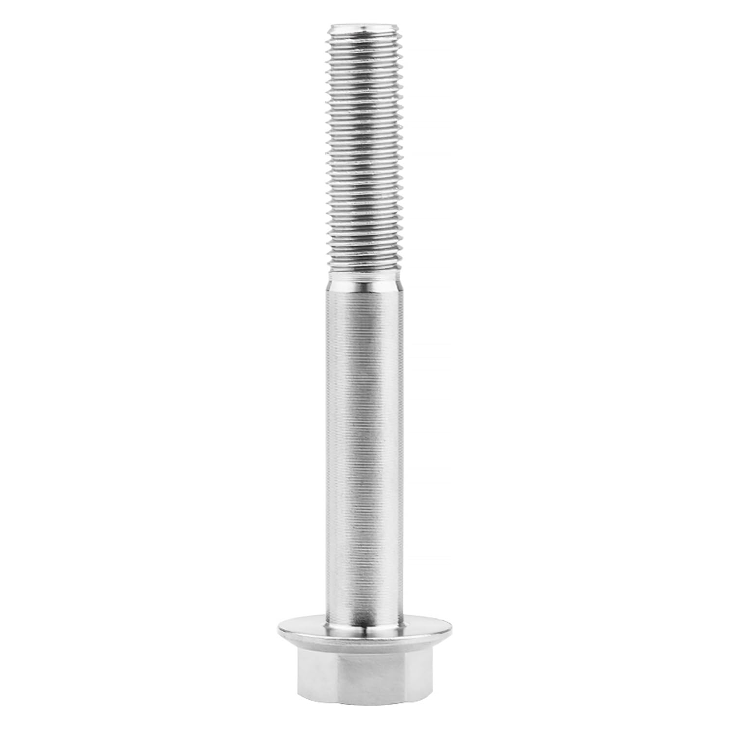 Wanyifa M10 x 30 35 40 45 55 60 65 70 75 80 100mm 1.25 Pitch Titanium Ti Flange Hex Bolt (M10x100mm)