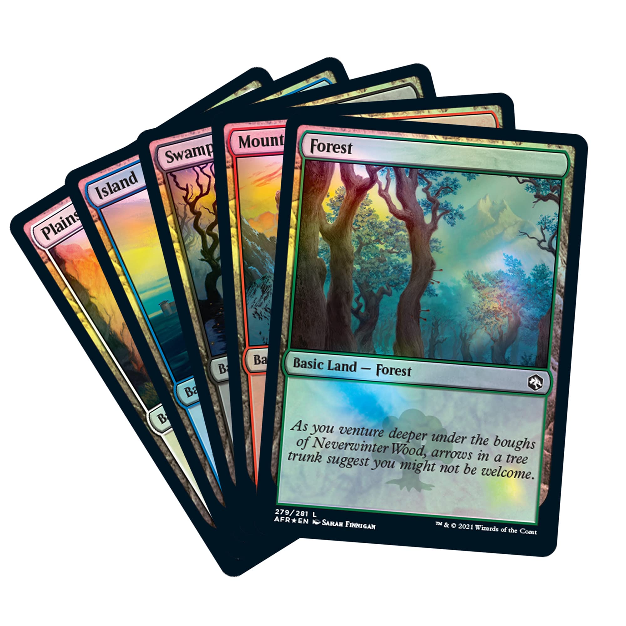 Magic: The Gathering Adventures in The Forgotten Realms Gift Bundle | 10 Draft Boosters | 1 Collector Booster | Accessories