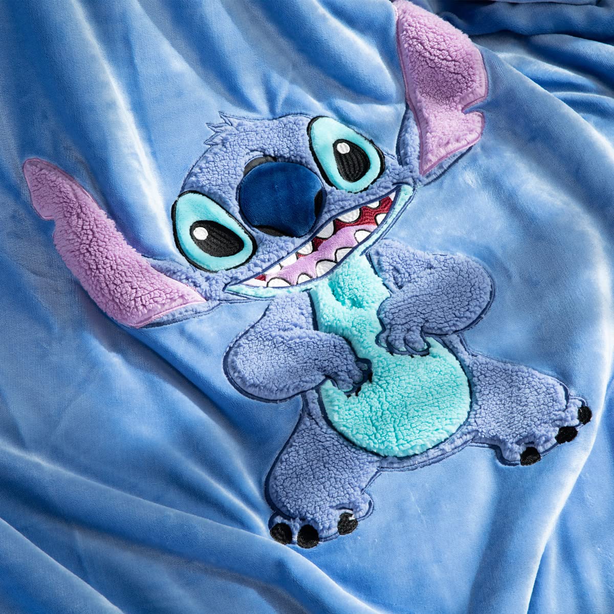 COSUSKET Kids Throw Blanket, 3D Cartoon Embroidery Sherpa Blanket Boys Girls Gifts