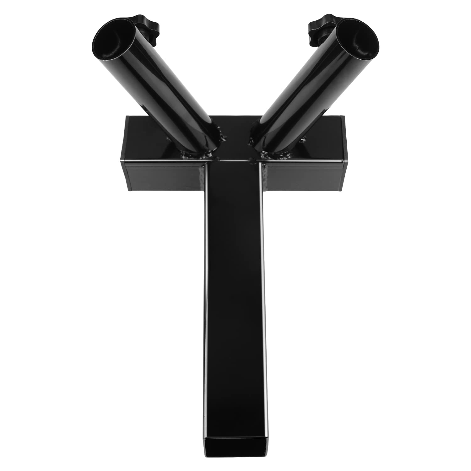 Bolaxin Hitch Mount Flag Pole Holder Universal Flagpole Truck Bracket with Anti-Wobble Screws fit for 2 inches Receiver