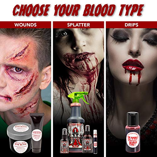 Bloody Mary, Fake Scab Blood Body Paint Makeup, (Small - 1oz)