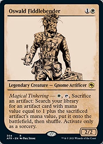 Magic: the Gathering - Oswald Fiddlebender (304) - Showcase - Adventures in The Forgotten Realms