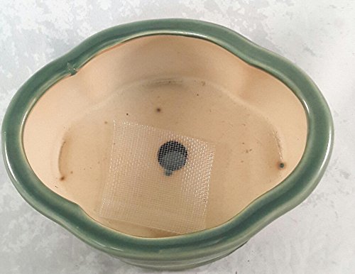 Bonsai Tree Pot creative design green 6 Inch Bonsai Pots with Trays- unique from Jmbamboo