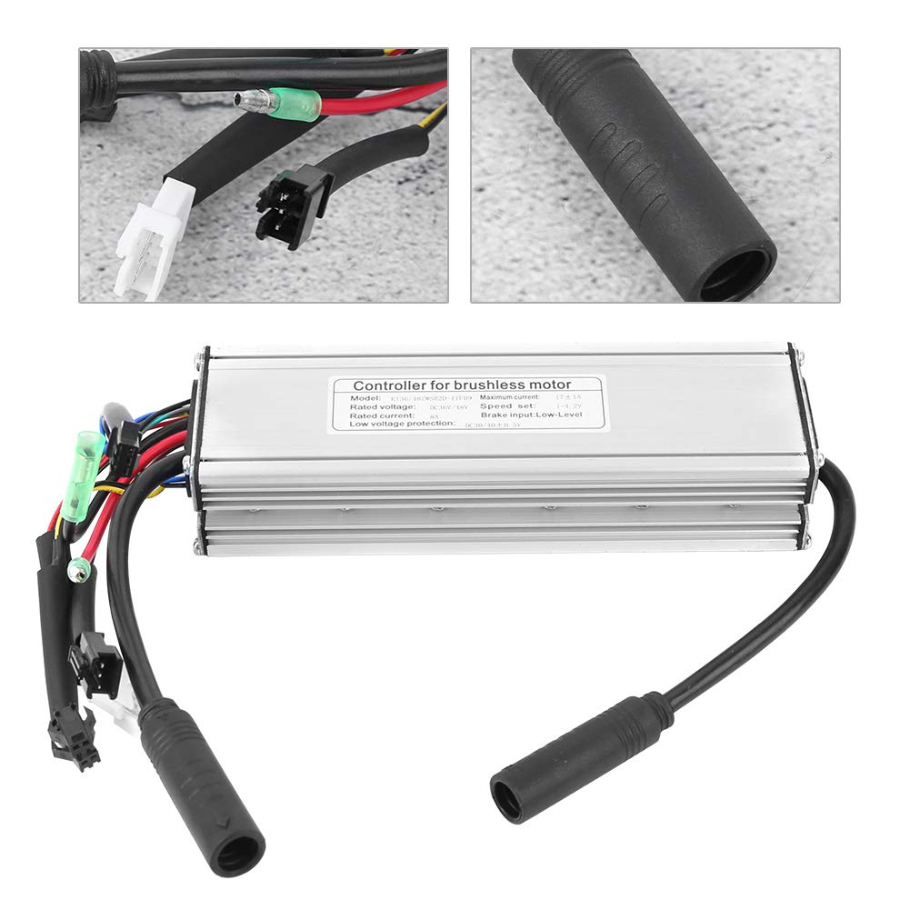 Shanrya Electric Bicycle Controller, Oractical Double‑Drive Controller, for E-Bike Bike Parts Bicycle 17A