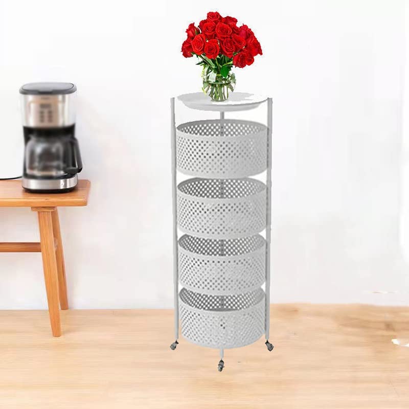DANN Trolley Kitchen Storage Rack Trolley Rack for Vegetables and Fruits (Color : Black, Size : 98cm*29cm)