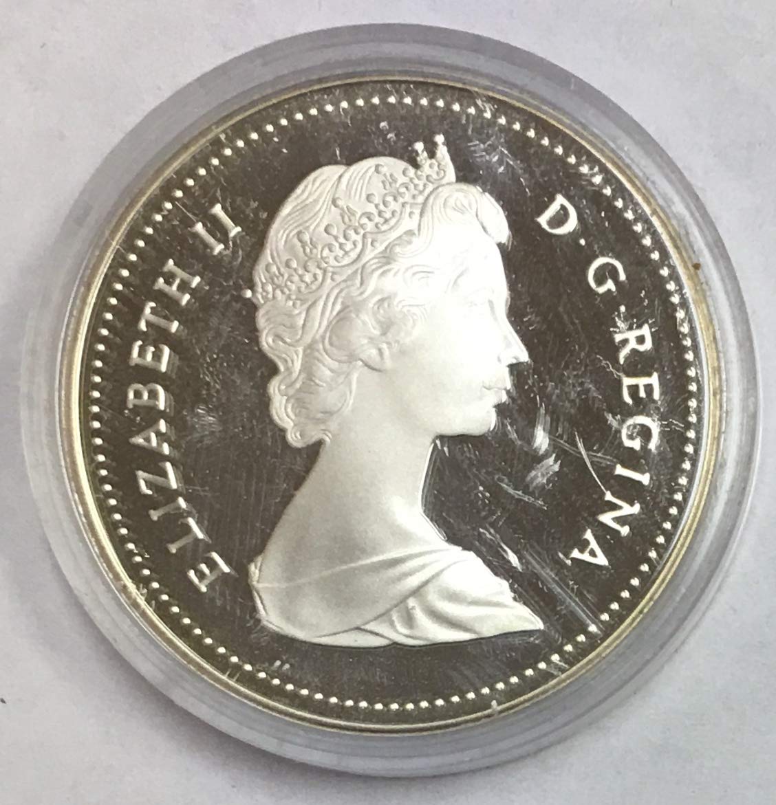 CA 1987 Canada Silver Dollar, 400th Anniversary of John Davis' Exploration KM# 154 Proof