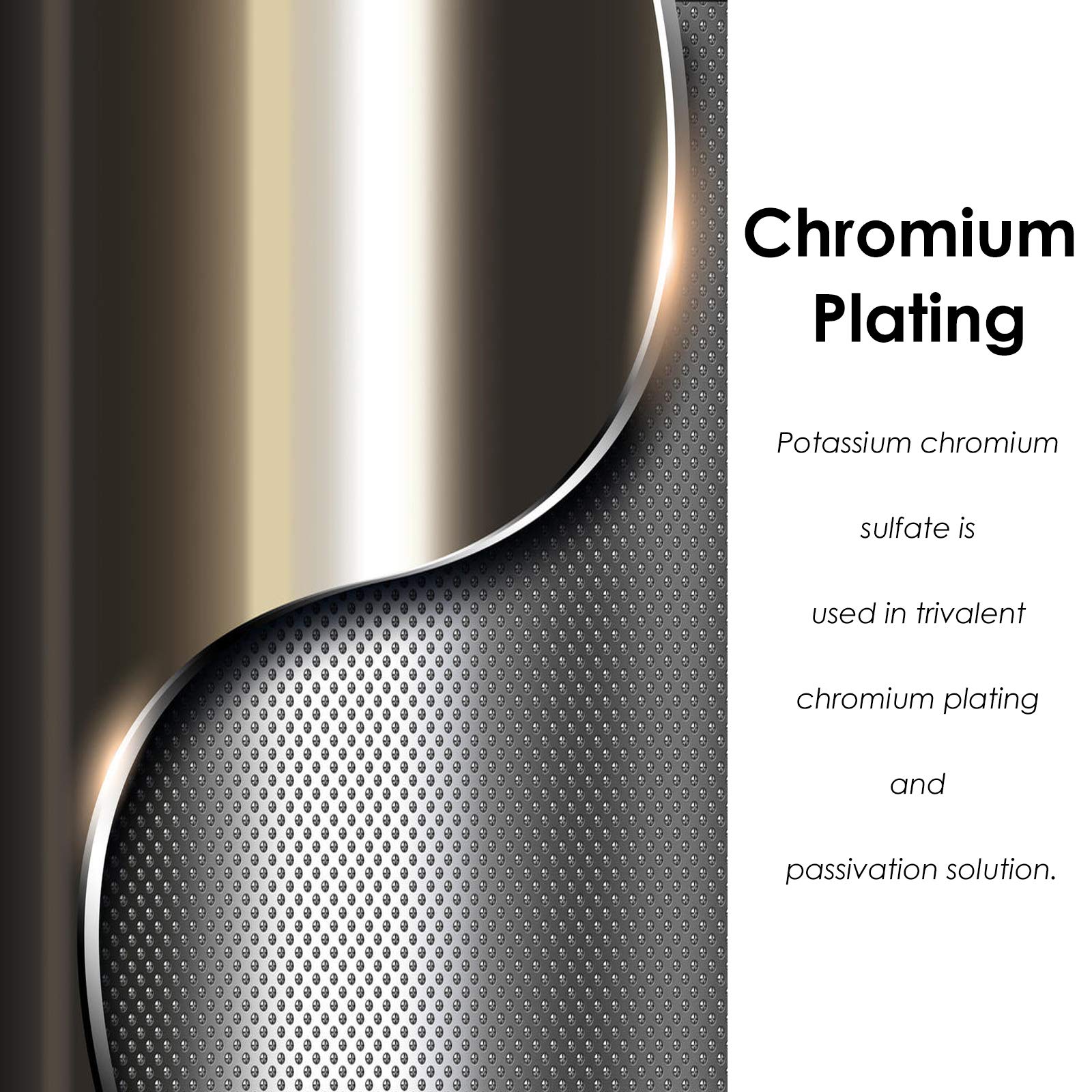 EASTCHEM Chromium Potassium sulfate dodecahydrate, Chromium Alum, Potassium Chromium Alum, Crystallization Experiment, Chemical reagents (500g/17.6oz)