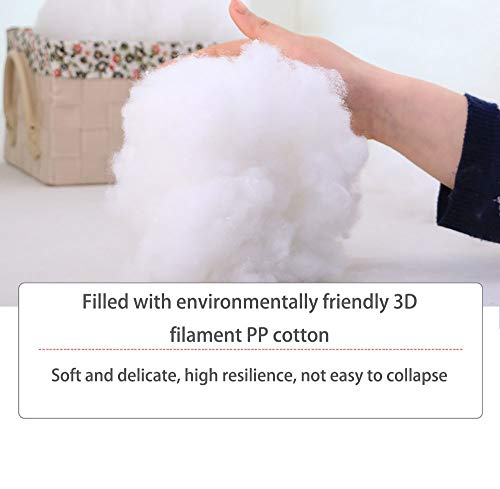 BASMPP Plush Seat Cushion, Thick Chair Pillow with Ties Back Sciatica Relieve, Shell Shape Cushion One-Piece Cushion Waist Seat Pad Side Strap Design Sedentary Does not deform