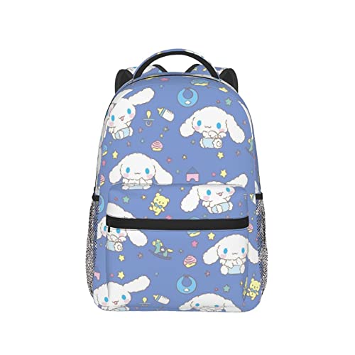 DIEZ Kawaii Anime Backpack Cinnamoroll Large Capacity Portable Cute Cartoon Lightweight Outdoor Travel Backpack