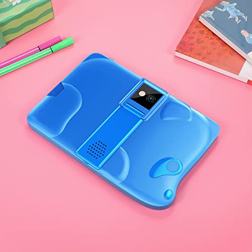 CHICIRIS HD Tablet, US Plug 100240V 5MP Front 8MP Rear Kids Tablet for Reading for 10.0 (Blue)
