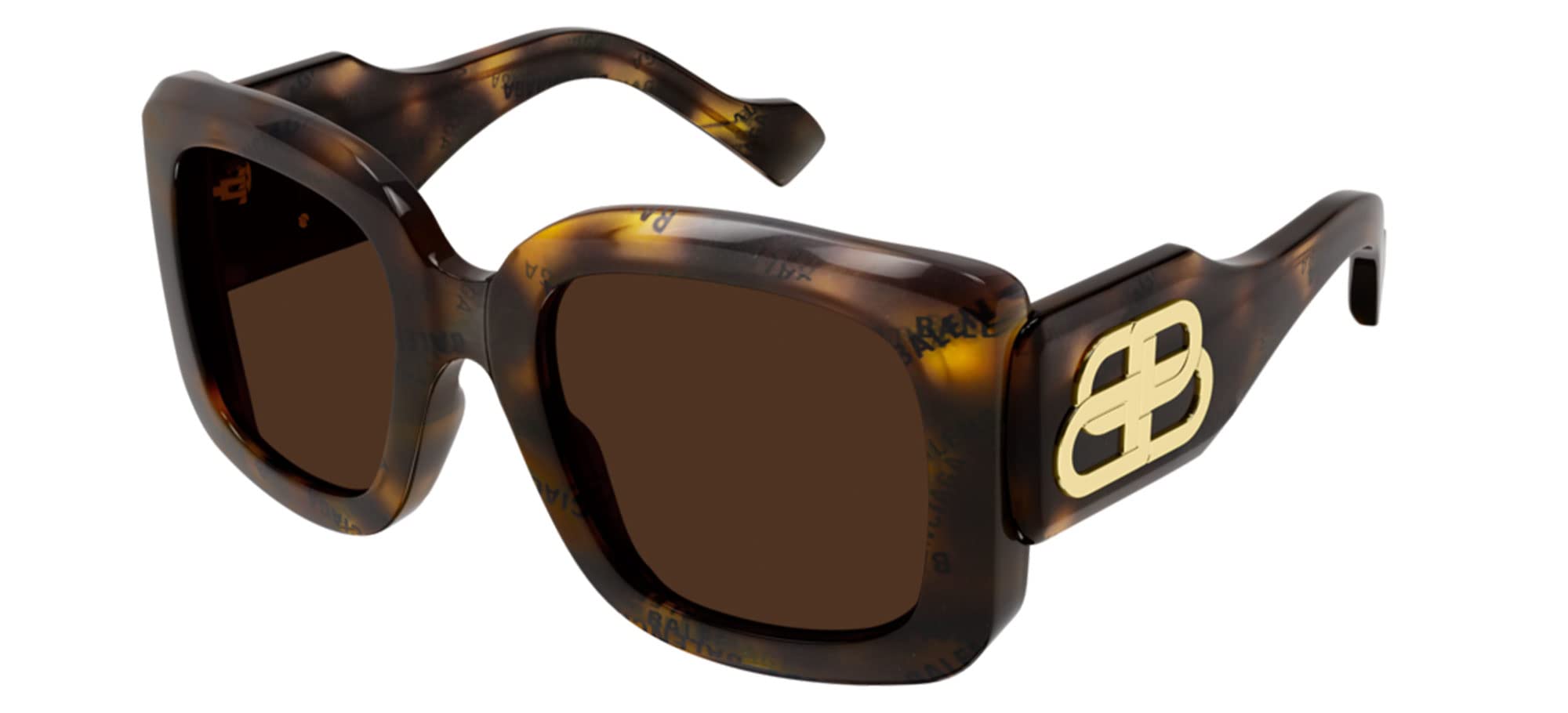 Balenciaga BB0069S Havana/Brown 53/23/135 women Sunglasses