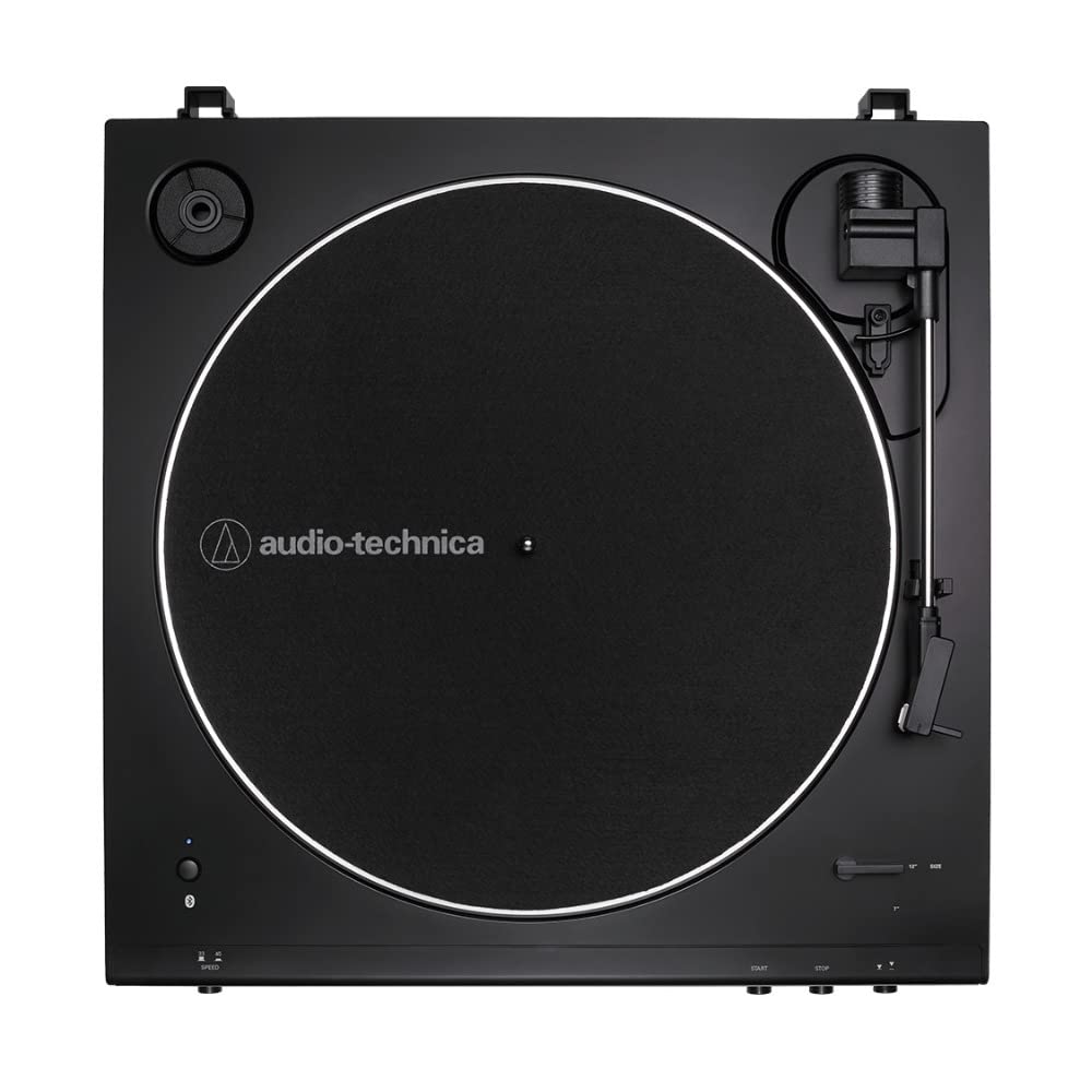Audio-Technica AT-LP60XBT-USB-BK Fully Automatic Belt-Drive Stereo Turntable with Bluetooth and USB