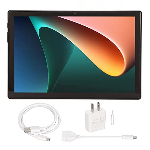 CHICIRIS Tablet PC, Tablet 6G RAM 256G ROM Dual Speakers for Home for Travel (US Plug)