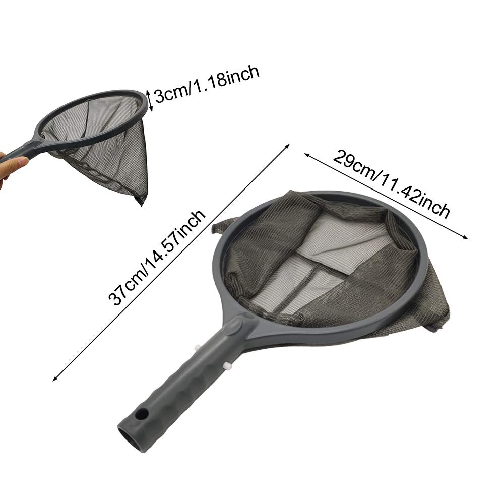 CALIDAKA Pool Skimmer Net Fine Mesh,Swimming Pool Cleaning Tools Leaf Fine Mesh Net Skimmer,Pool Hand Leaf Skimmer Net,Swimming Pool Cleaner Supplies,for Spa, Hot Tub