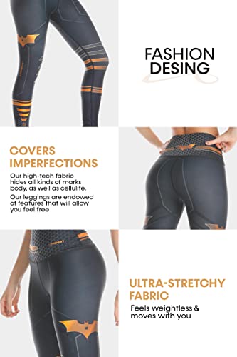 Drakon Women's Many Styles of Crossfit Colombian Yoga Compression Pants, Black, 27 Regular