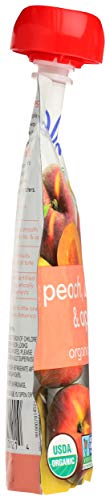 Plum Organics Stage 2, Organic Baby Food, Peach, Banana, and Apricot, 4.0 Ounce