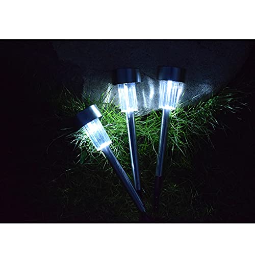 DJASM 2 Pcs Solar Powered Lawn Lights Outdoor Decorative Lawn Stake Column Lights for Home Garden Courtyardbubble Column Lamp