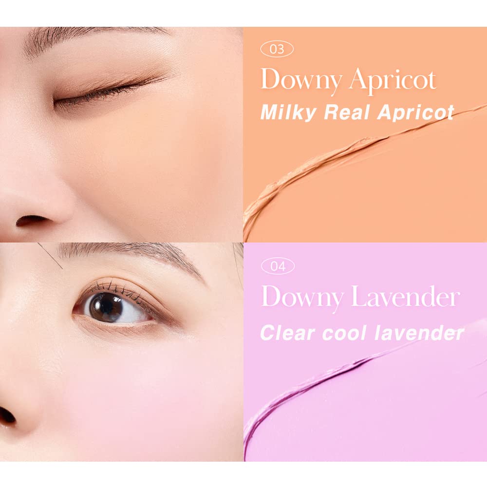 BBIA Ready To Wear Downy Cheek Cream Blush 8 Color - Creamy Blendable & Buildable Blush Dewy Texture & Matte Finish High Pigment Longlasting Lightweight Natural Face Makeup, 0.12oz (04 DOWNY LAVENDER)