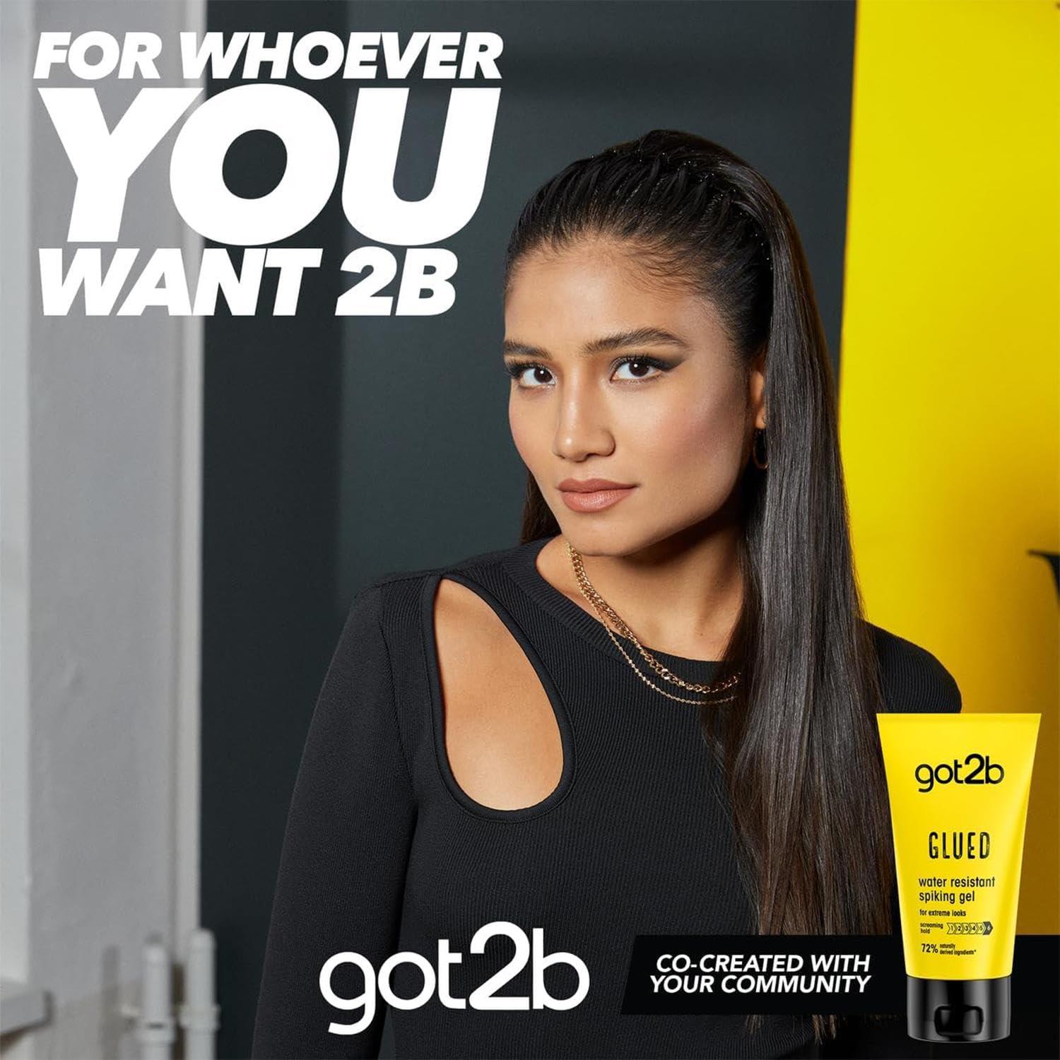 Schwarzkopf Got2b Glued Styling Spiking Glue Water Resistant (150ml) - Pack of 2