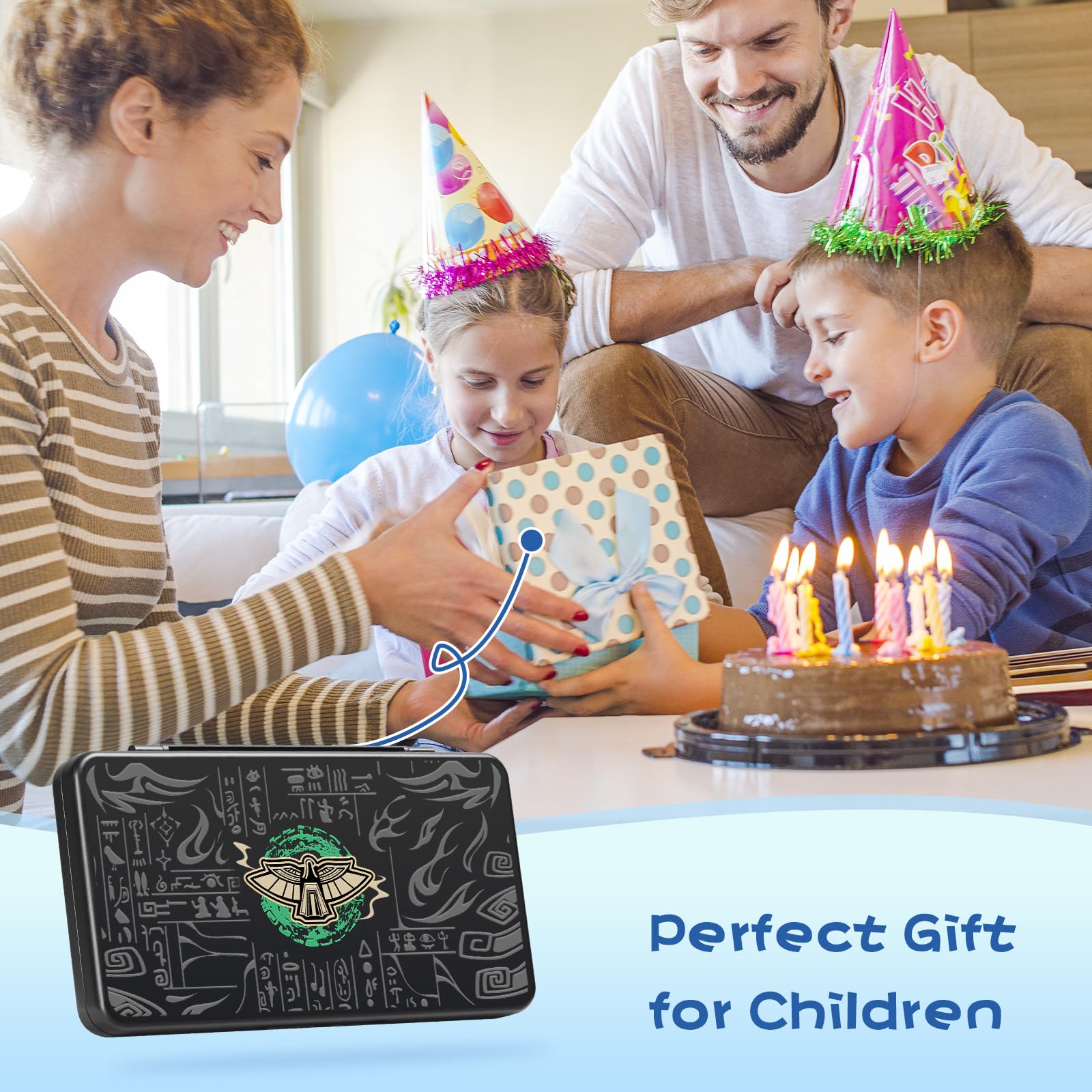 JINGDU 24-Slot Switch Game Case for Switch Games & micro SD Cards, Hard Shell, Soft Lining, [Shockproof, Portable], the Switch Game Holder Suitable for NS, Lite & OLED Games, Black