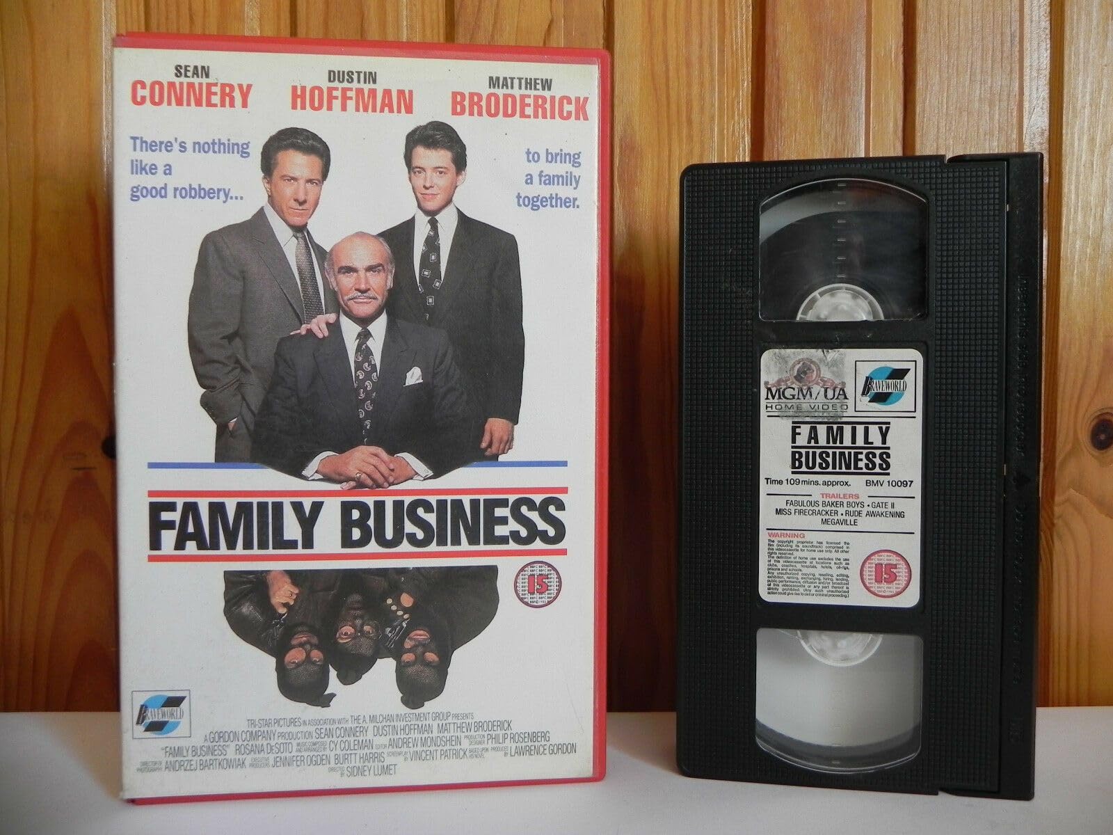 Family Business - Braveworld - Comedy - Connery - Hoffman - Ex-Rental - Pal VHS