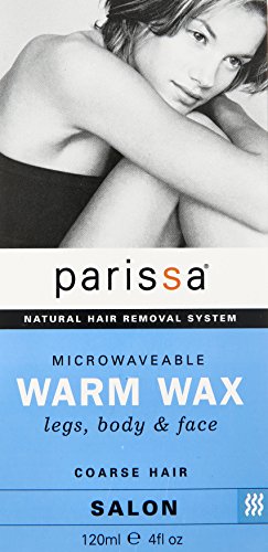 Parissa Natural Hair Remover Microwaveable Warm Wax, 4 Fl.Oz