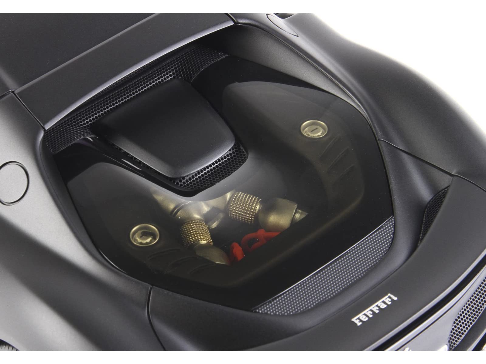 BBR 296 GTB Matt Black with Display CASE Limited Edition to 20 Pieces Worldwide 1/18 Model Car P18210 MB1
