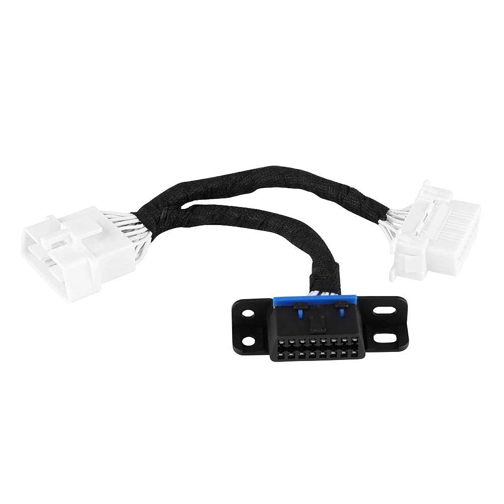 Aramox OBD2 Splitter Adapter, OBD2 16Pin Male to Dual Female Splitter Adapter Extension Cable Y Cable