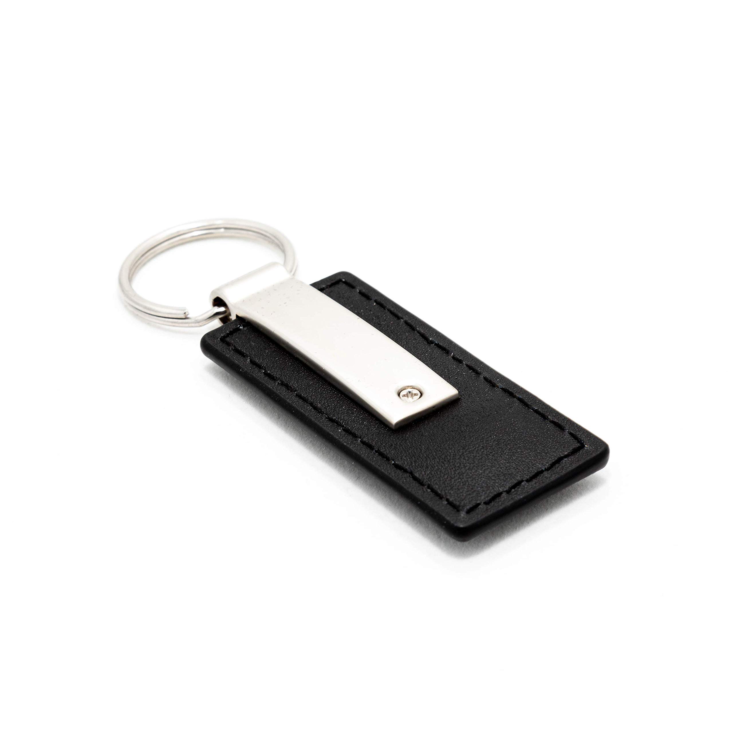 Au-Tomotive Gold, INC. Officially Licensed Black Leather Key Fob for Ford Ranger