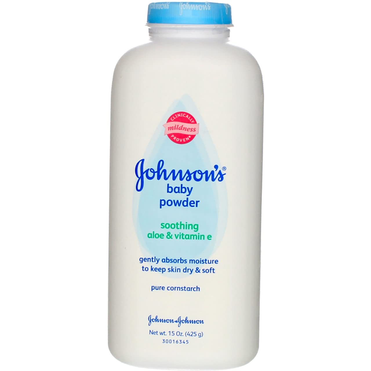 JOHNSON'S Aloe & Vitamin E Baby Powder 15 oz (Pack of 3)