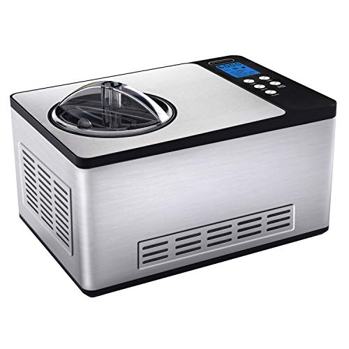 Whynter ICM-220SSY Stainless Steel Ice Cream Maker 2 Quart Capacity Bowl & Yogurt Function & Ben & Jerry's Homemade Ice Cream & Dessert Book