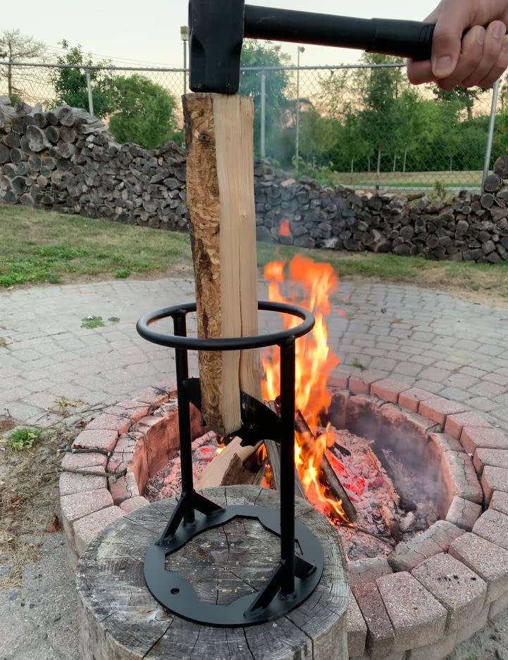 Blue Home XL Kindling Splitter β with 5.5 Lbs Sledge Hammer β Easy Portability β Manual Log Splitter (XL Kindling Splitter)