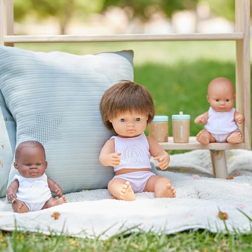 Miniland Doll Wooden Feeding Set - Quality, ECO, Imaginative