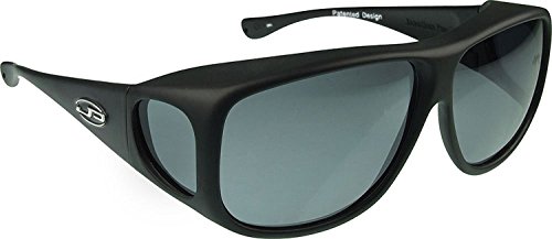 Jonathan Paul Fitovers Eyewear Aviator Sunglasses (Matte Black, PDX, Grey)