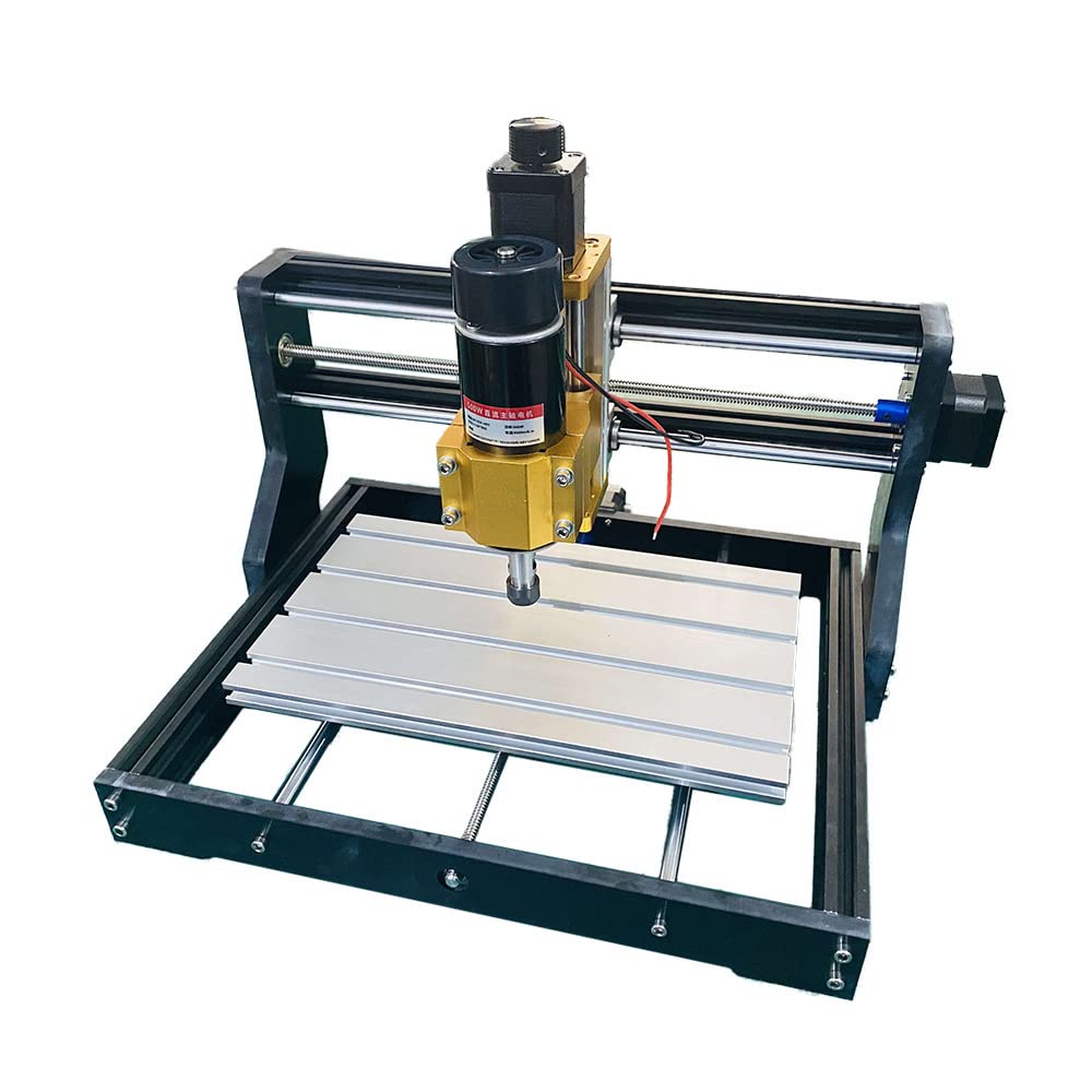 LuTangous CNC 3018-PRO Z-axis Sliding Table Mount Kit, Aluminum Alloy Sliding Table Holder mount for 10mm Diameter Optical Axis Plastic Acrylic PCB PVC Wood Carving Milling Engraving Machine
