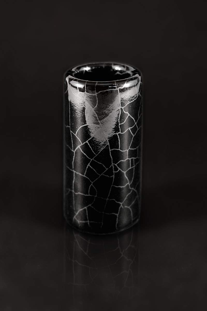 Jet Black Ceramic Guitar Slide (Medium)