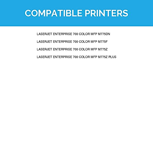 LD Remanufactured Toner Cartridge Replacement for HP 651A CE341A (Cyan)