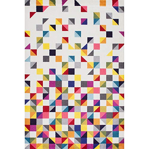 nuLOOM Takisha Triangle Area Rug, 4' 1" x 6', Multi
